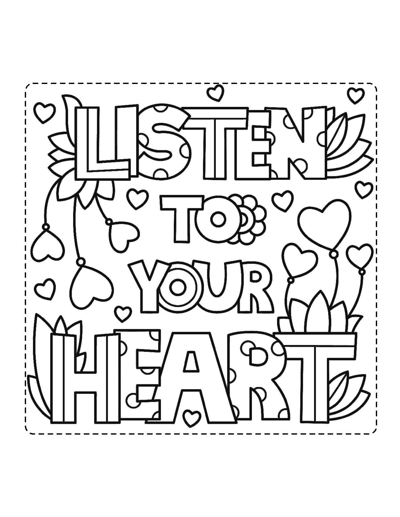20 Inspirational Coloring Pages Sheets for Toddlers Kids PRINTABLE ...