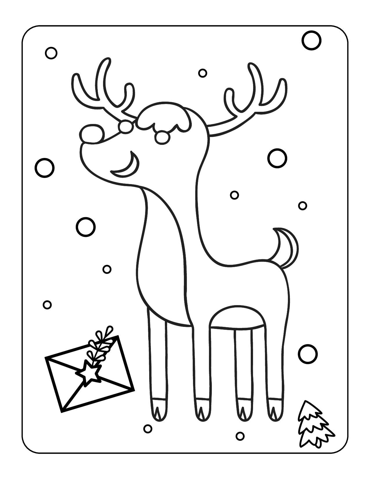 Christmas Santa Coloring Pages Sheets PRINTABLE Cute Learning Fun Kids ...