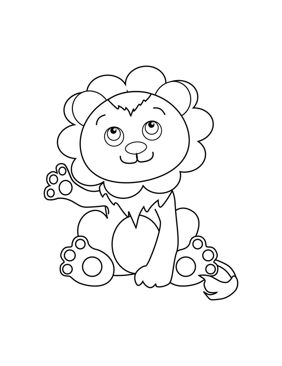 Kids Animal Coloring Pages Sheets PRINTABLE Cute Learning Fun Toddler ...