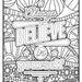 50 Inspirational Coloring Pages Sheets PRINTABLE Summer Stress Relief ...