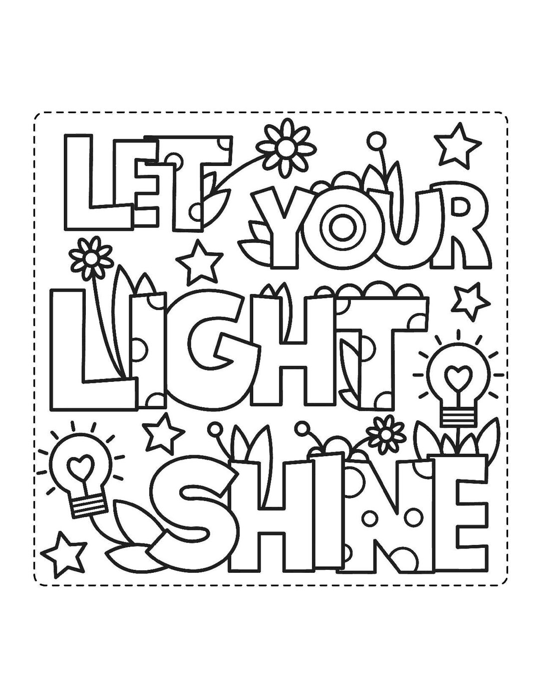 20 Inspirational Coloring Pages Sheets for Toddlers Kids PRINTABLE ...
