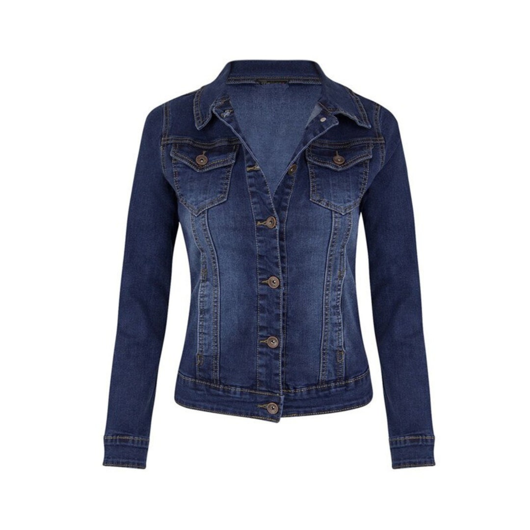 Autumn Slim Fit Denim Jacket Women's Quality Jackets - Etsy