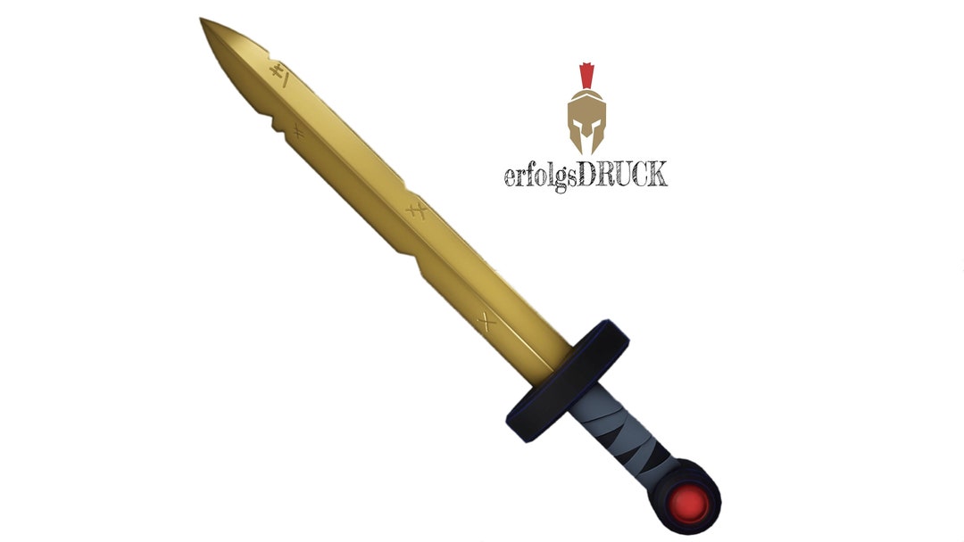 Scarlet Finn's Golden Sword of Battle Suitable for - Etsy Ireland