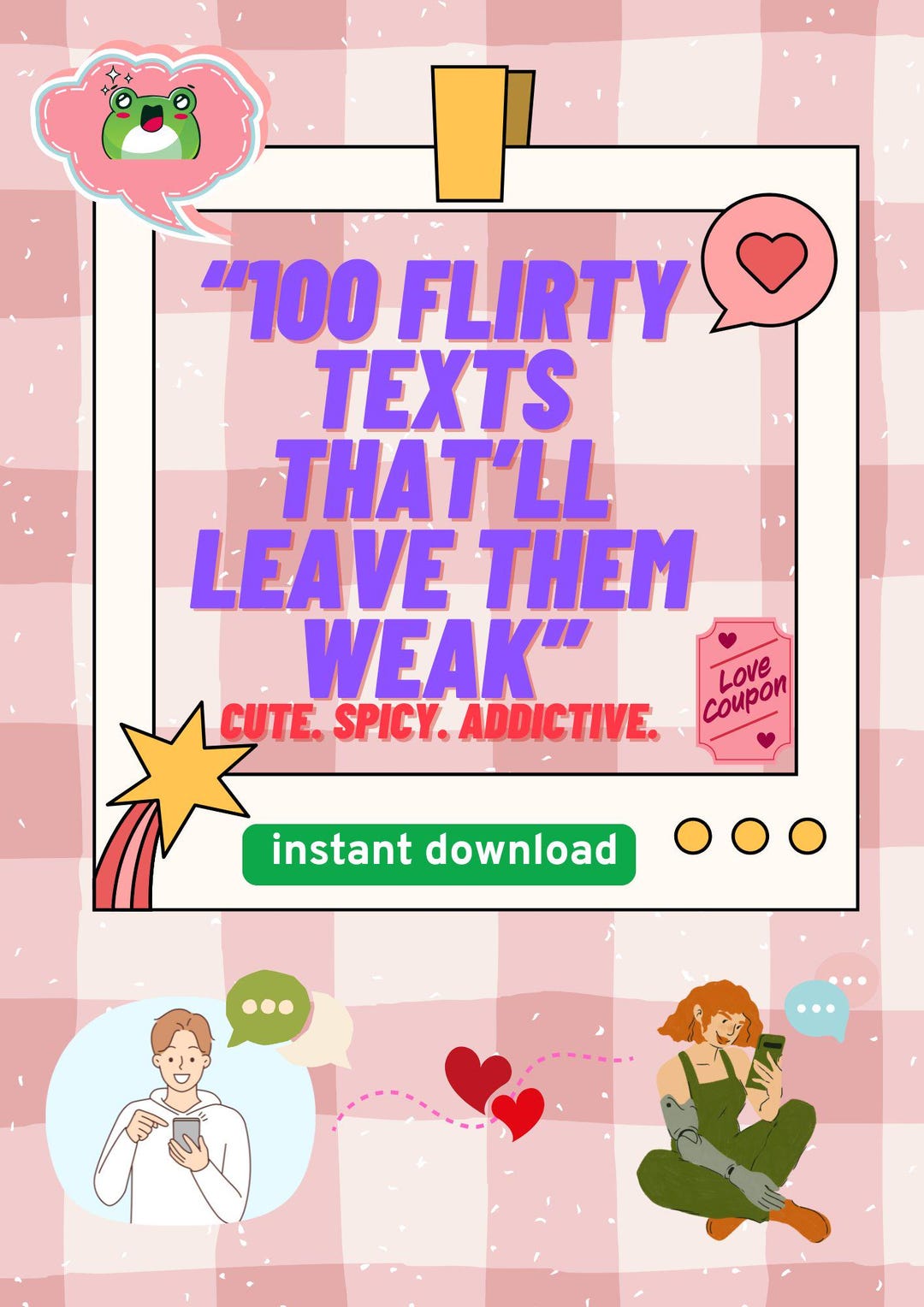 100 Flirty and Spicy Text Messages (digital Download) - Etsy