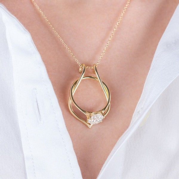 Ring Holder Necklace - Etsy