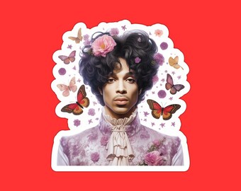 Prince Inspired Sticker Cool Stickers Music Stickers Rock - Etsy
