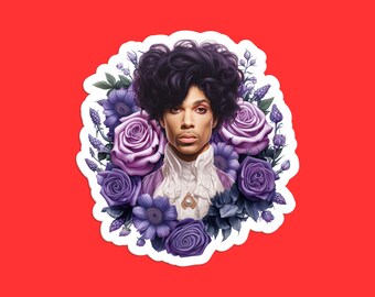 Prince Inspired Sticker Cool Stickers Music Stickers Rock - Etsy