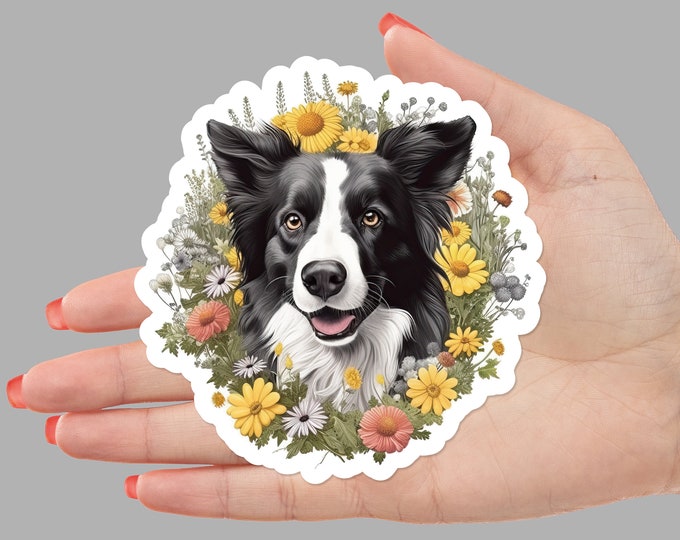 Border Collie Sticker - Etsy