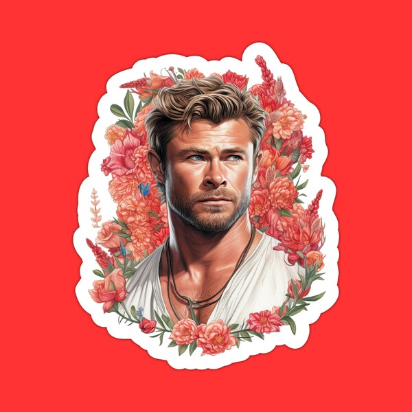 Chris Hemsworth Stickers - Etsy