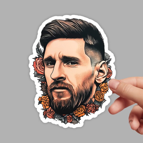 Lionel Messi Water Bottle Sticker - Etsy