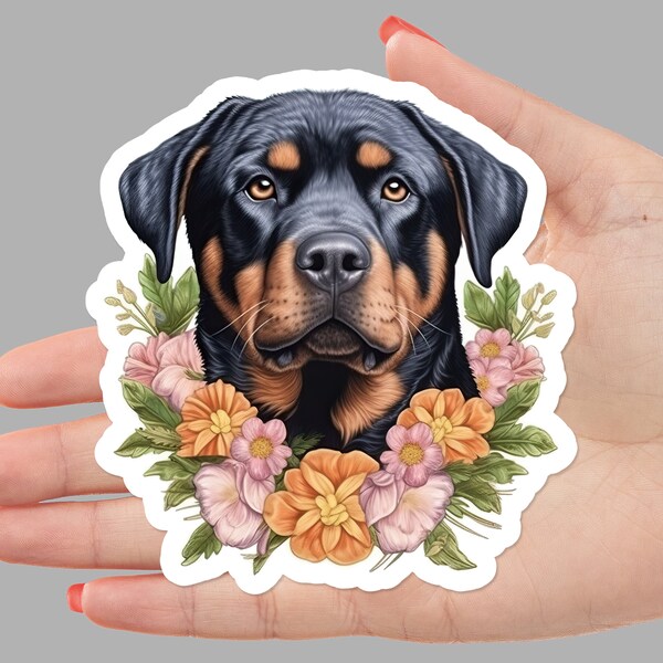 Rottweiler Stickers - Etsy