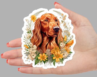 Irish Setter Silhouette Vinyl Sticker Car Decal Personalized - Etsy