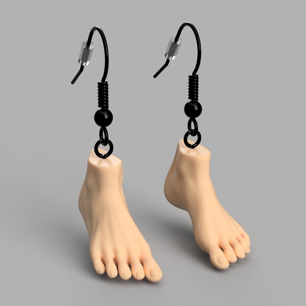 Feet Earrings - Etsy