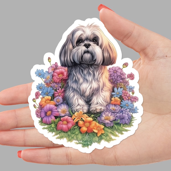 Shih Tzu Stickers - Etsy