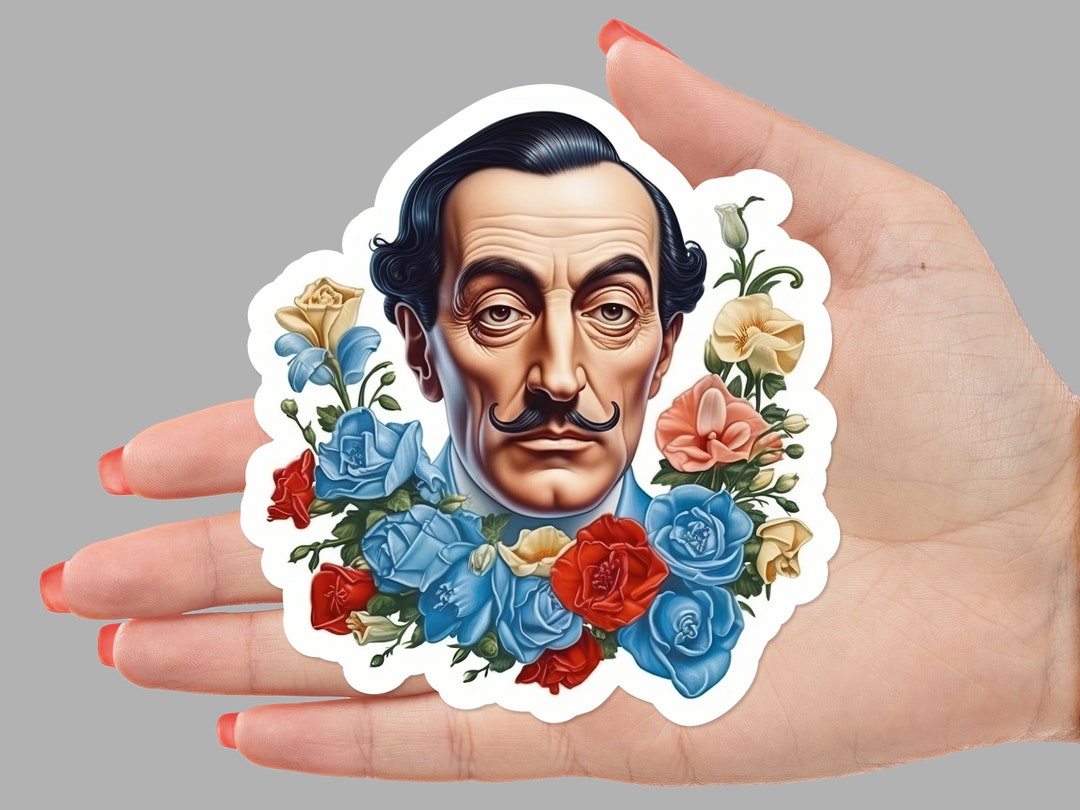 Salvador Dali Sticker Salvador Dali Decal Premium Vinyl - Etsy