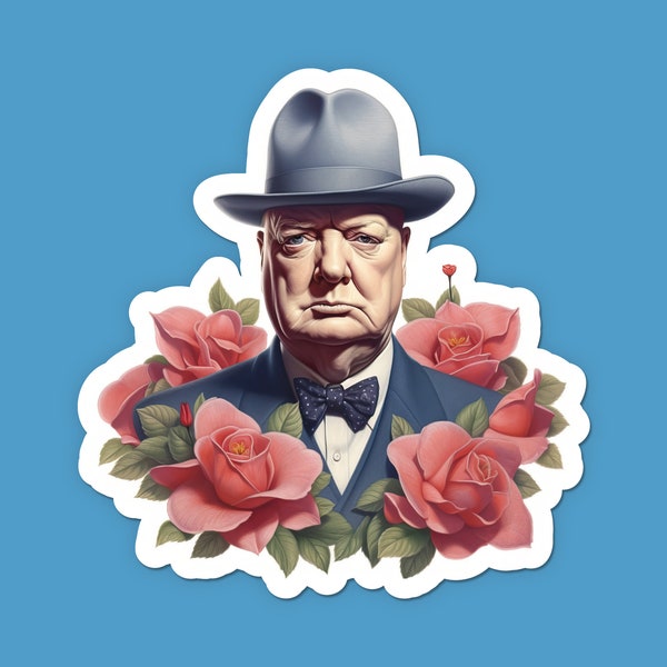 Winston Churchill Decal - Etsy