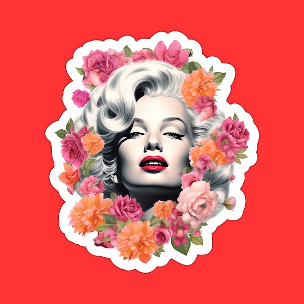 Marilyn Monroe Decal - Etsy