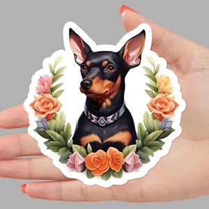 4 Miniature Pinscher Blank Note Cards - Etsy