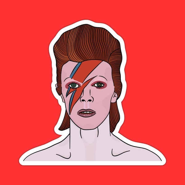 David Bowie Sticker - Etsy