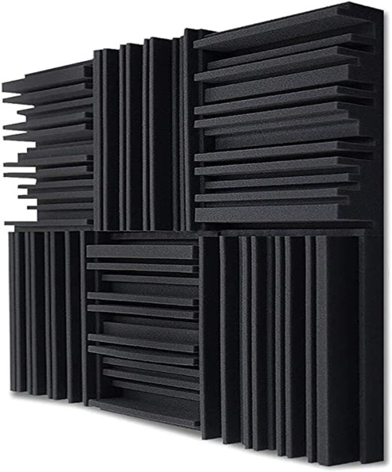 Line Diffuser Acoustic Panels (set of 18) Premium Grade Echo Reduction ...