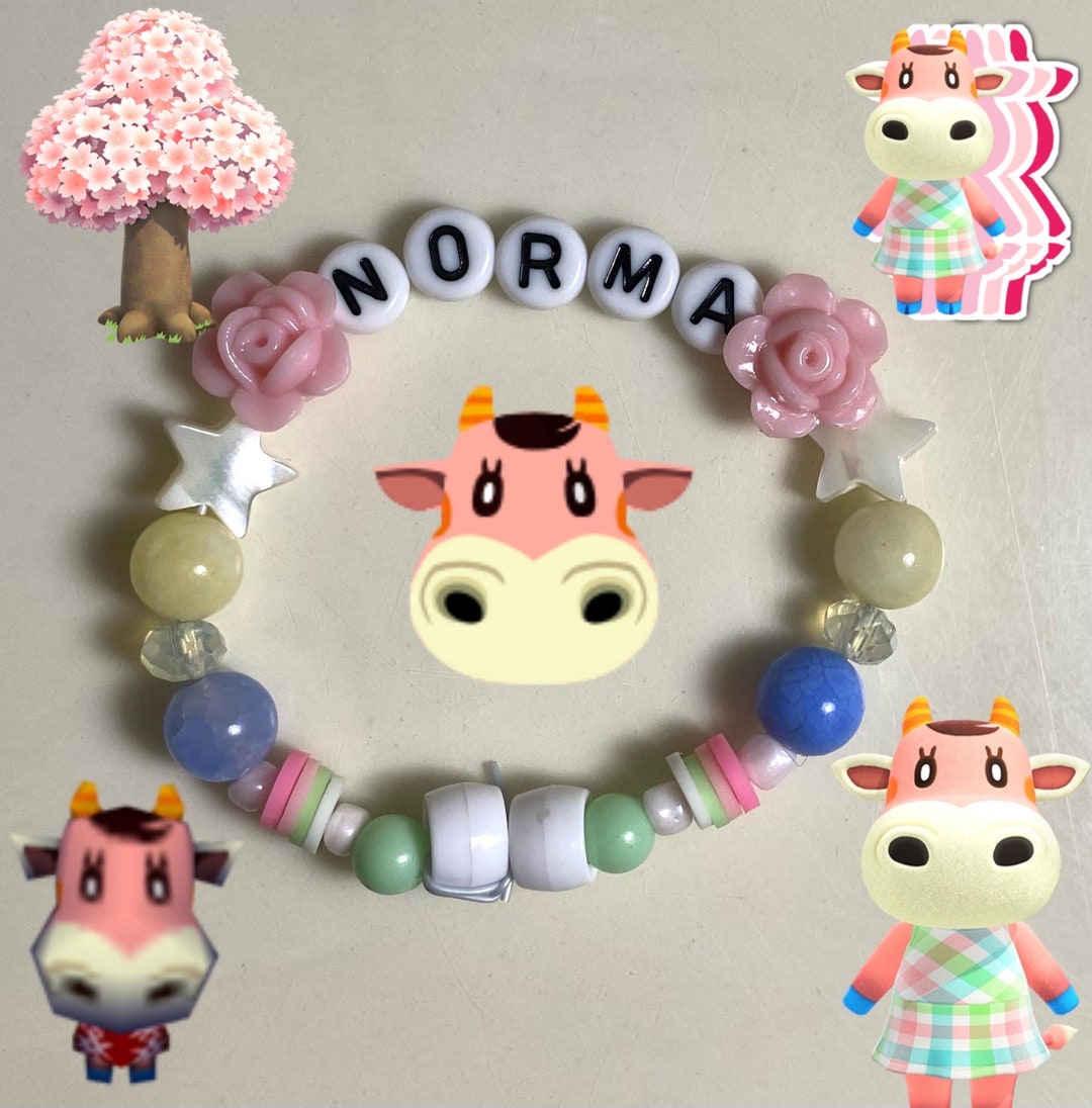 Norma From Animal Crossing Inspired Kandi Bracelet - Etsy