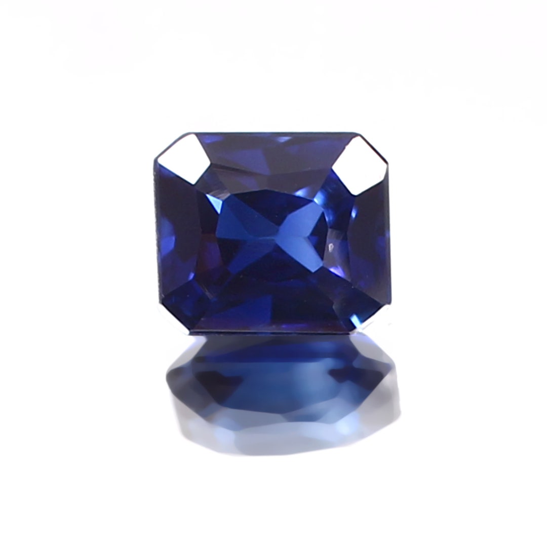 Ceylon Royal Blue Sapphire: Radiant Cut Loose Gemstone, 3.50 Ct - Etsy