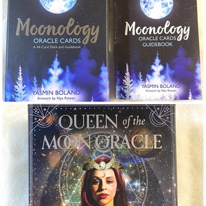 Moonology Oracle, Queen of the Moon Oracle 44 Cards Decks and Guidebook ...