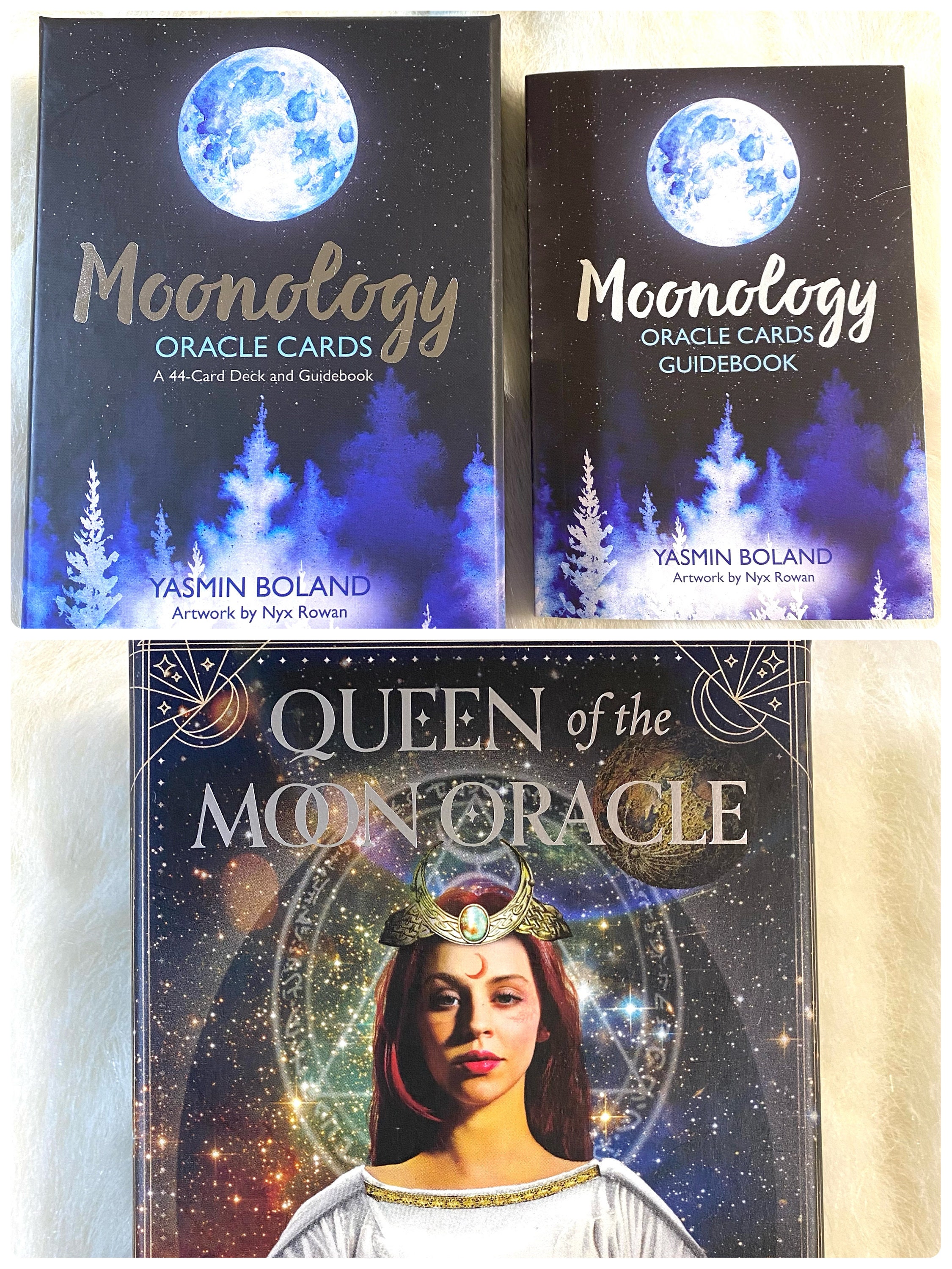Moonology Oracle, Queen of the Moon Oracle 44 Cards Decks and Guidebook Queen of the Moon ...