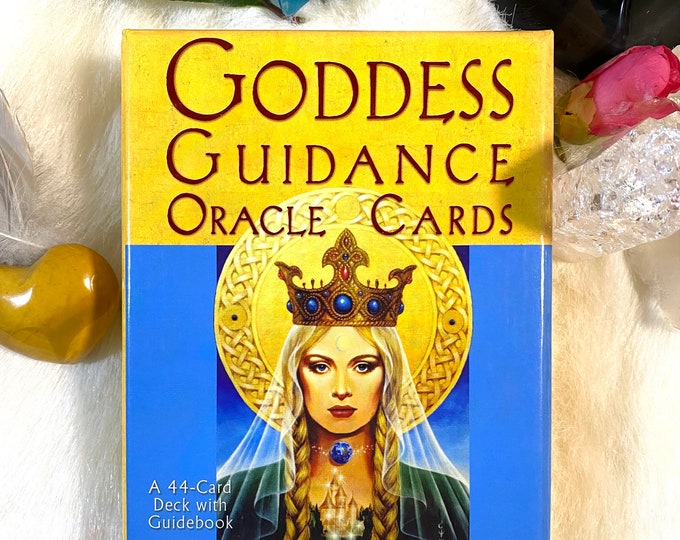 Goddess Guidance Oracle Cards Rare Out Of Print Vintage Authentic 44 Card Deck And Guidebook