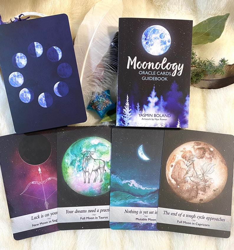 Moonology Oracle, Queen of the Moon Oracle 44 Cards Decks and Guidebook ...