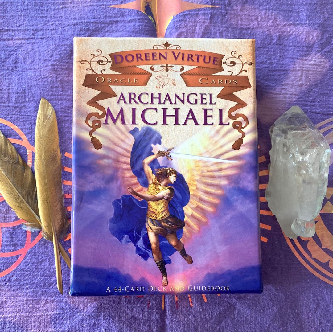 ARCHANGEL MICHAEL Oracle Cards. Rare, Out of Print, Authentic 44 Card ...