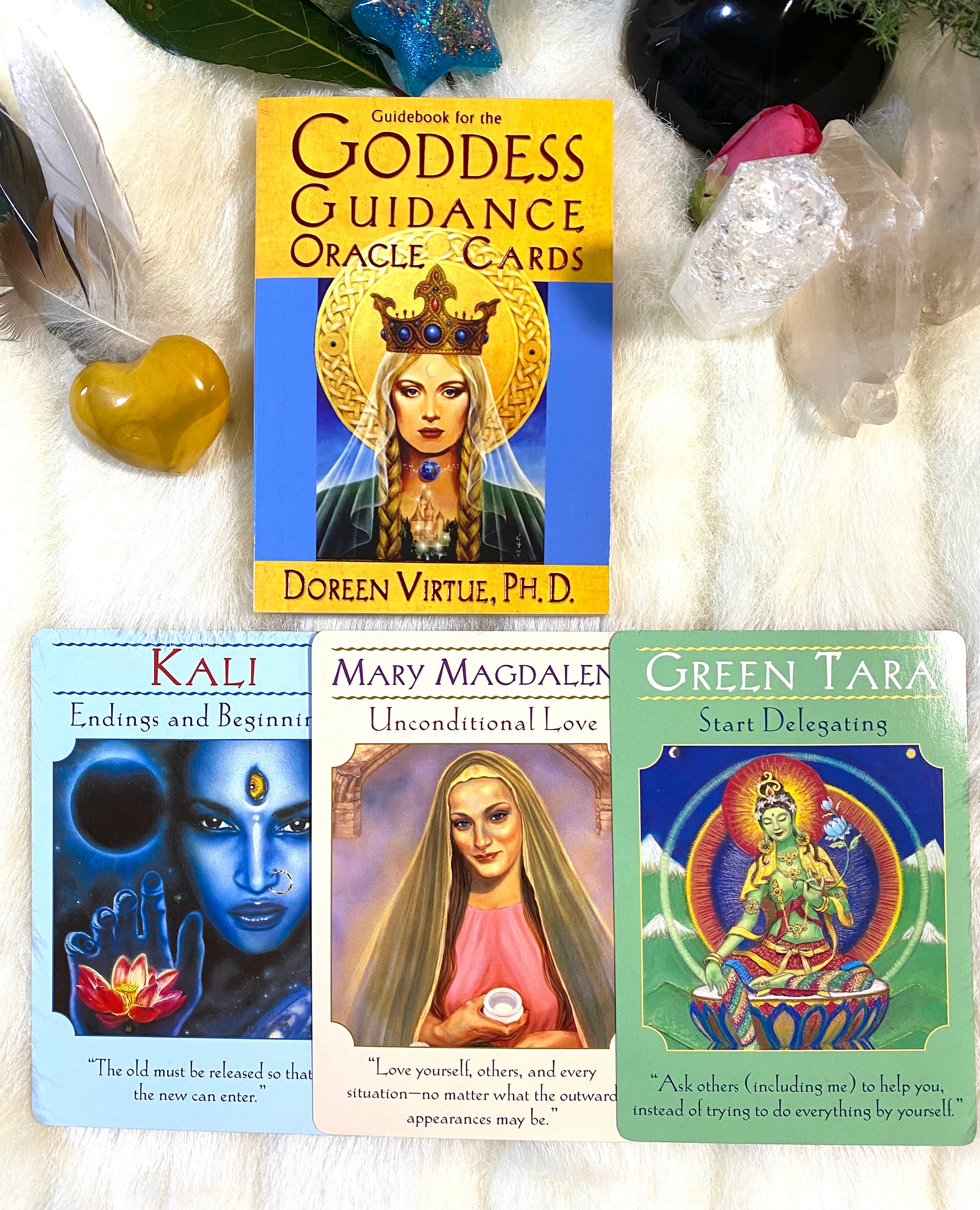 GODDESS Guidance Oracle Cards. Rare, Out of Print, Vintage Authentic 44 ...
