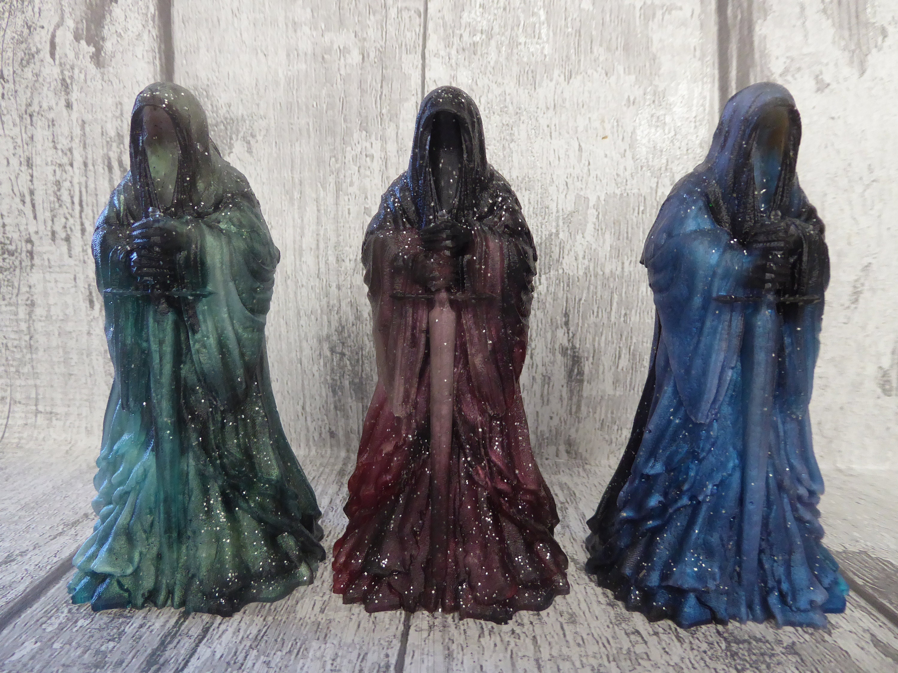 The Grim Reaper Resin Statue Death Resin Statue Faceless - Etsy