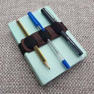 Journal Pen Holder, Book Strap, Pen Pencil Keeper, Brush Holder, Pencil ...