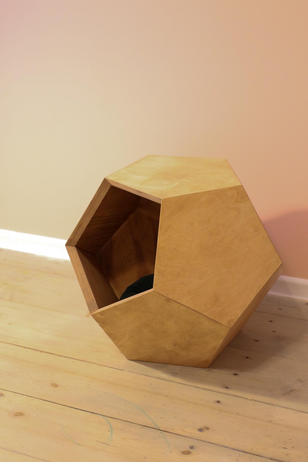 Hexagon Cat House – Stylish Plywood Cat Furniture - Etsy