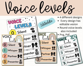 Voice Volume Chart - Etsy