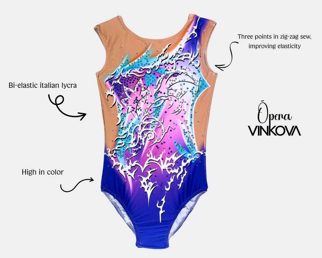 Custom Gymnastics Leotard - Handmade Competition Wear, Unique Design ...