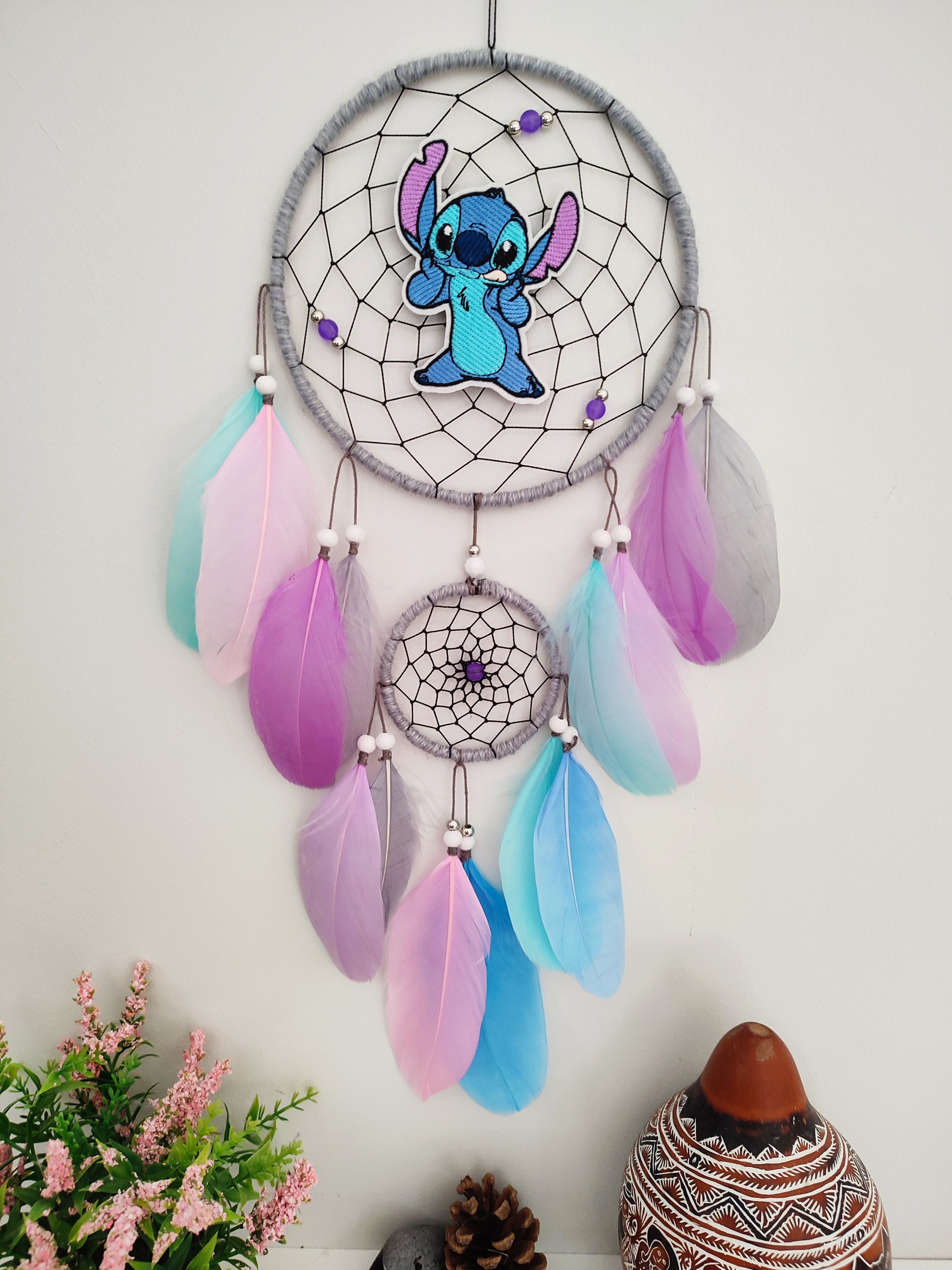 Stitch decor dromenvanger funky kamer decor stitch geschenken - Etsy ...