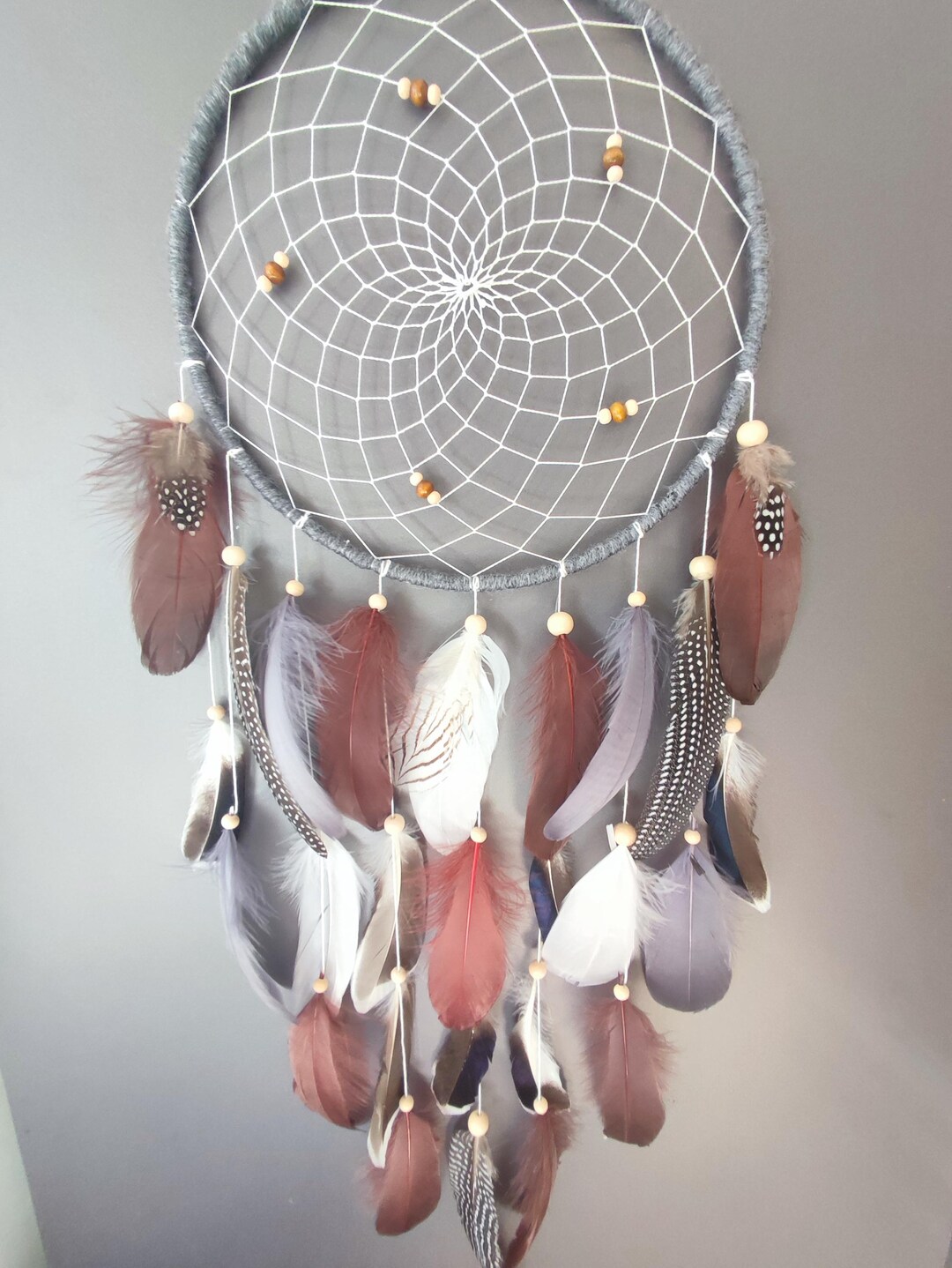Native American Style Dream Catcher Authentic, Boho Dreamcatcher Wall ...