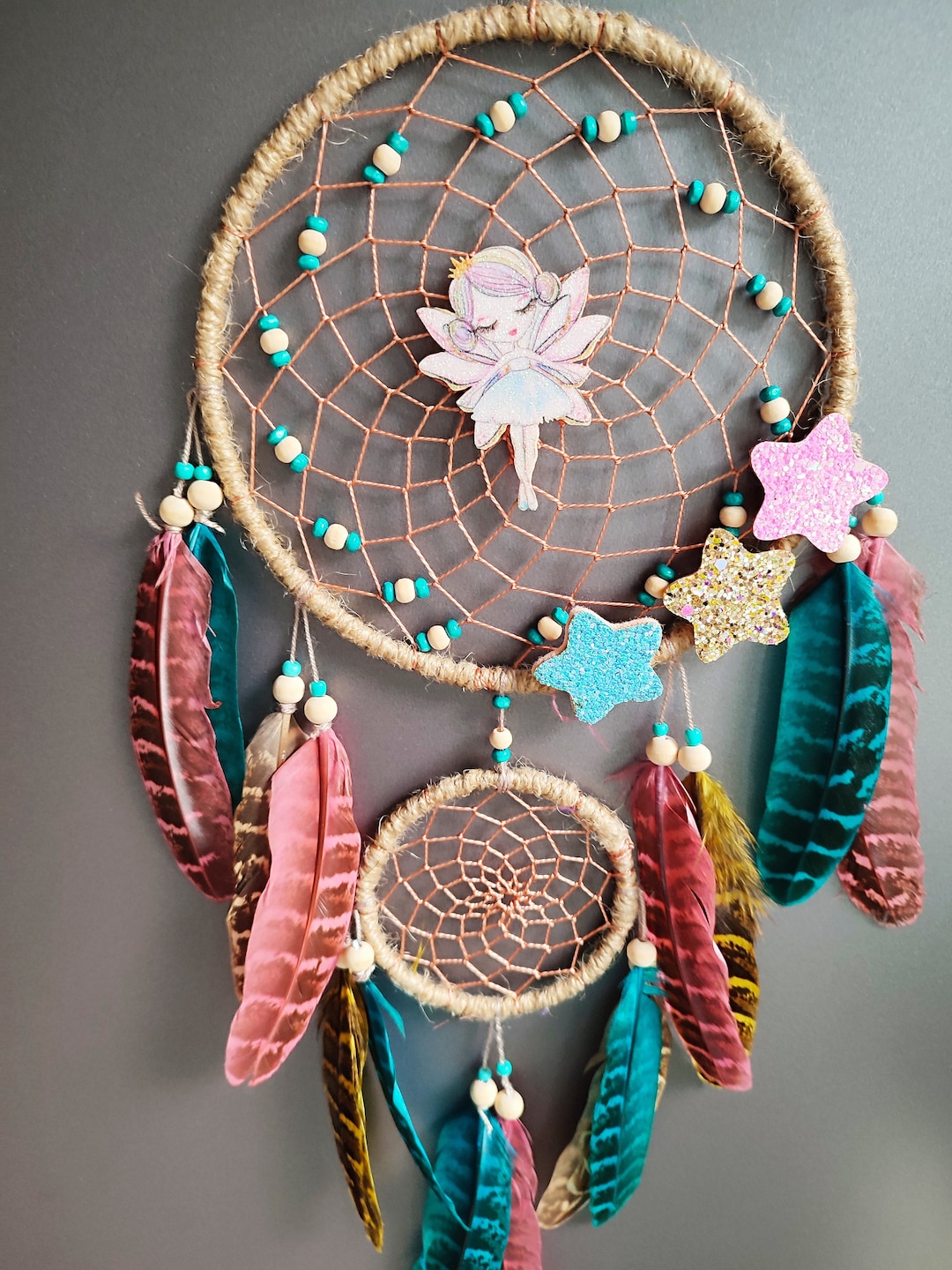 Perosalized Dream Catcher Fairy Dreamcatcher Bedroom Nursery, Birthday ...