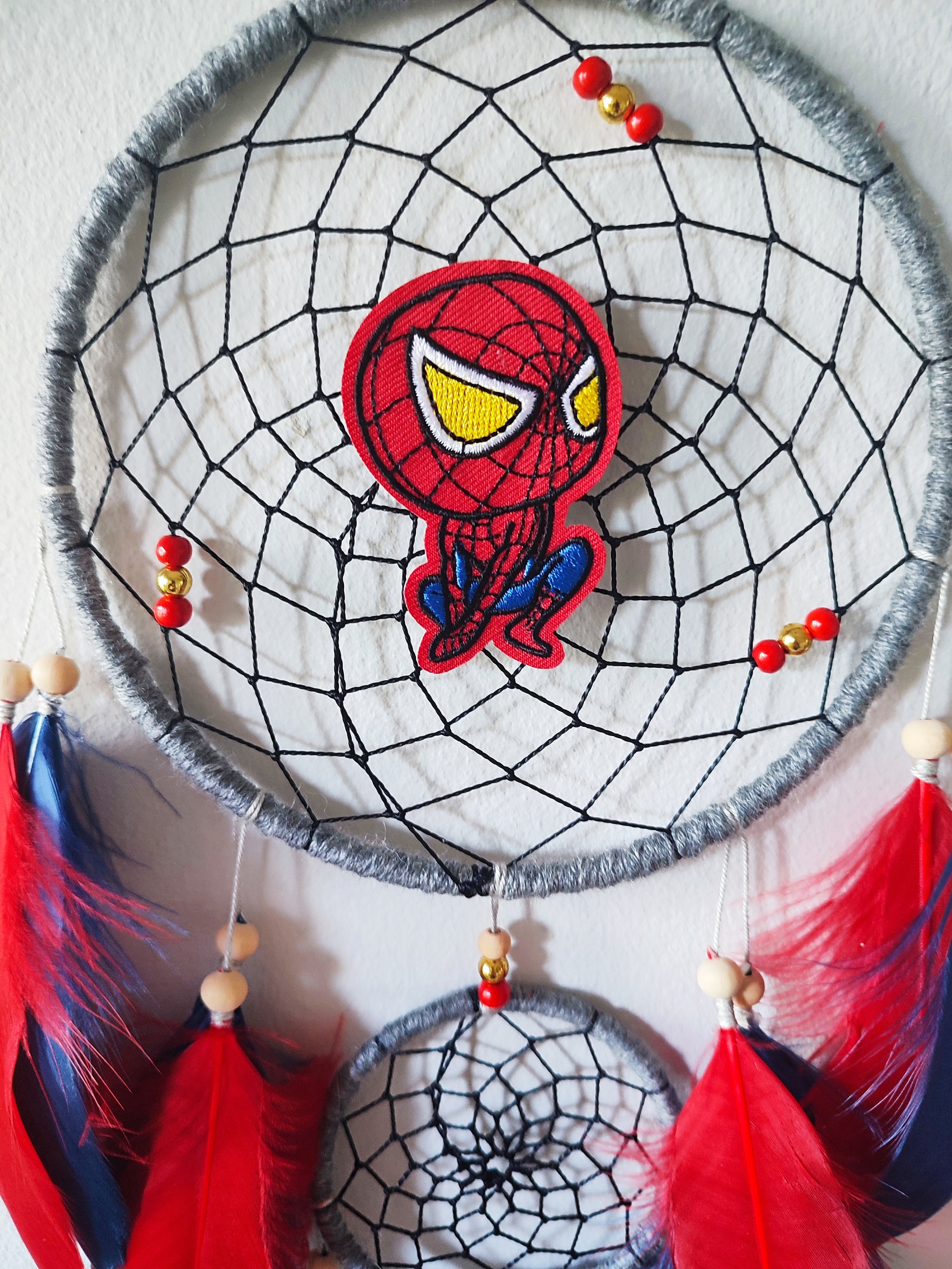 Dreamcatcher Spiderman Inspired Boys Bedroom Wall Decor, Kids Dream ...
