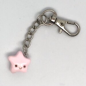 Baby Pink Cute Kawaii Mini Star Keyring - Etsy
