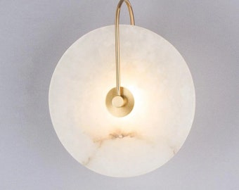 Marble Led Wall Lamp - Etsy