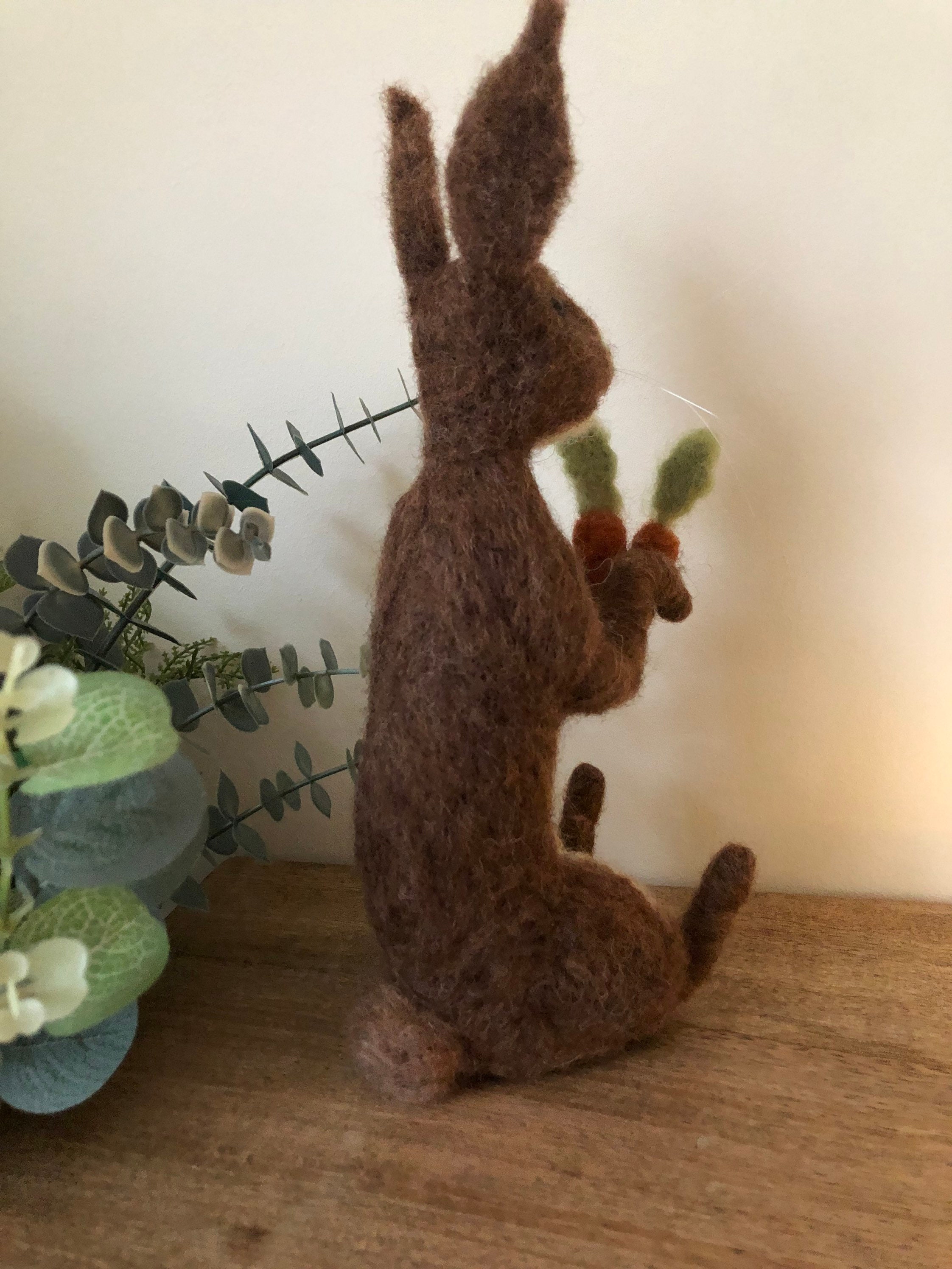 A Needle Felted Rabbit - Etsy
