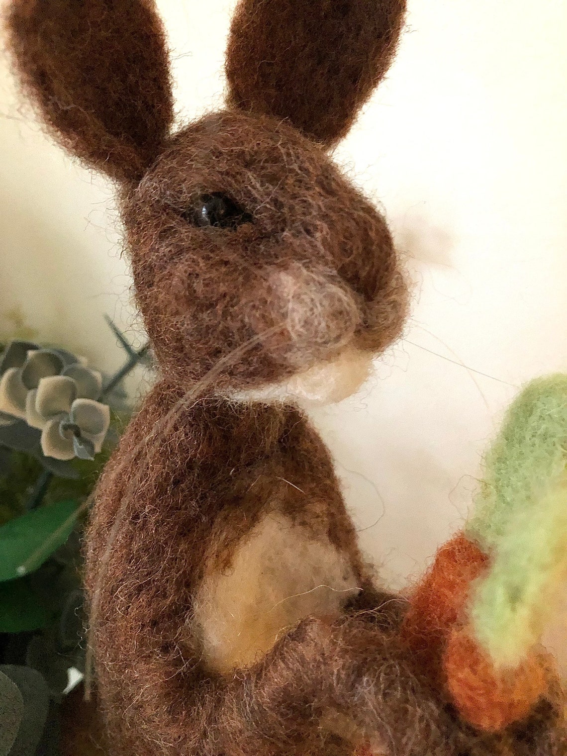 A Needle Felted Rabbit - Etsy