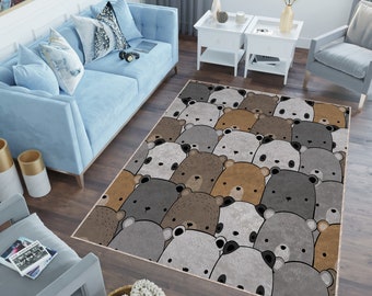 Bear Carpet Pattern - Etsy