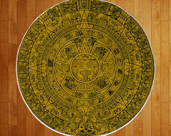 Aztec Symbol Rug - Etsy