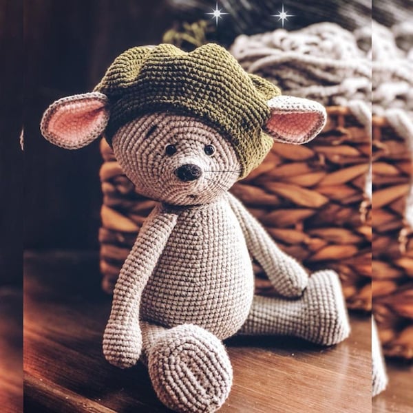 Crochet Mouse Pattern - Etsy
