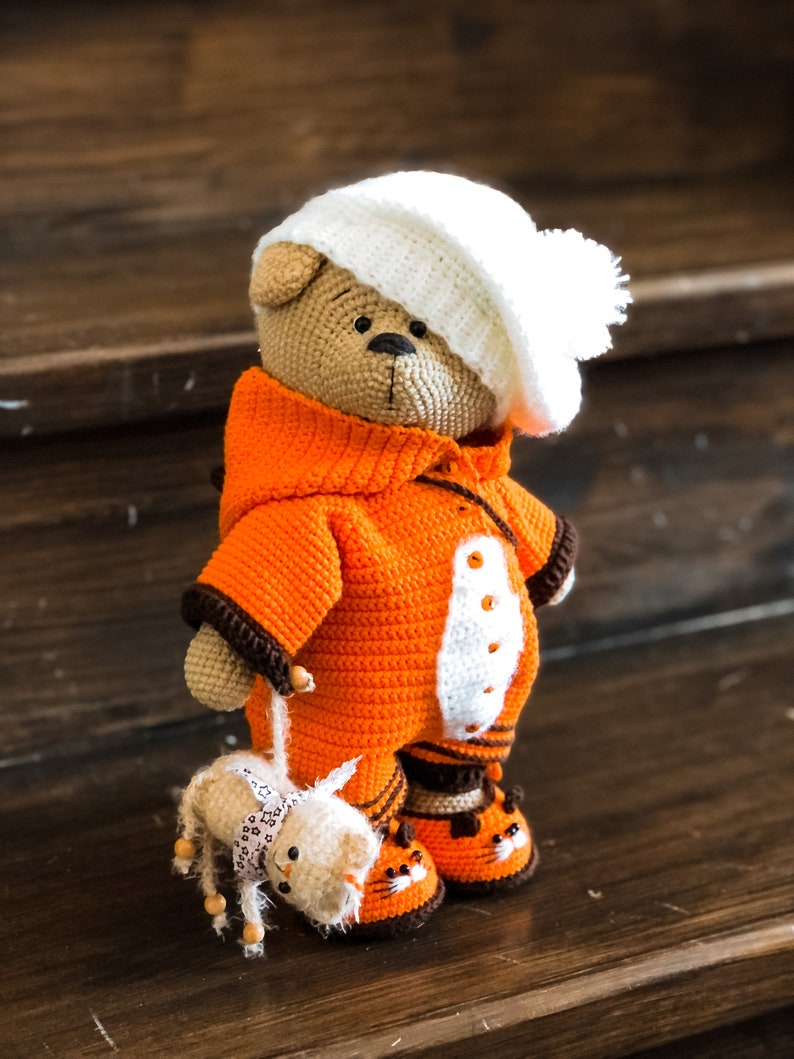 Crochet Clothes for a Bear Teddy. Crochet Pattern for a - Etsy