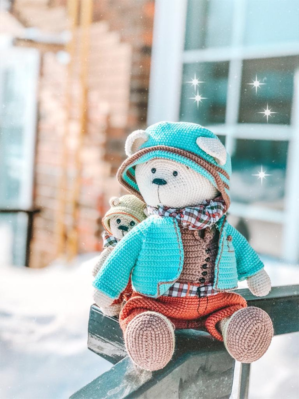 Pattern Crochet Clothes for a Bear. - Etsy